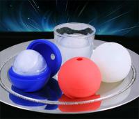 China Food Grade Silicone Ice Ball Mold 60mm FDA Approved Reusable Ice Sphere Tray for Whiskey Cocktail for sale