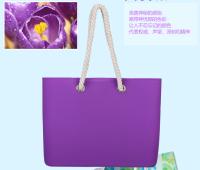 China Wholesale Waterproof Silicone Beach Bag 35x30cm Eco-Friendly Custom Pantone Colors for sale
