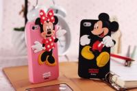China Silicone Mickey Minnie Phone Case Cover for iPhone 4 5 Samsung S3 S4 Note2 Note3 for sale
