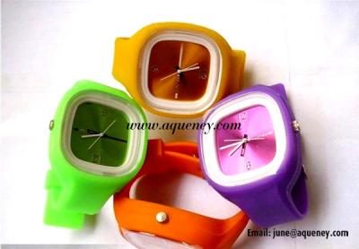 China Custom Logo Silicone Jelly Watch CE RoHS 17cm 18cm 19cm 20cm Water Resistant for sale