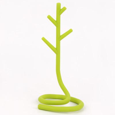 China Decorative Silicone Tree Branch 58.5cm Heat Resistant Pot Mat Multi Functional Organizer for sale