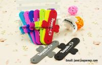 China Custom Silicone Phone Stand with Logo Printing 1000pcs MOQ Food Grade Material for sale