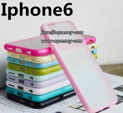China TPU PC Hybrid Phone Case Cover for iPhone 6 Shockproof Durable 10 Colors for sale