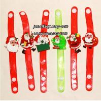 China Custom LED Silicone Wristband 21cm Eco-Friendly Flashing Bracelet for Party Events for sale