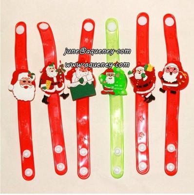 China Custom LED Silicone Wristband 21cm Eco-Friendly Flashing Bracelet for Party Events for sale