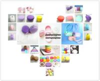 China Colorful personalized Macarons silicone lady purse wallet for sale