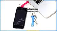 China Micro USB Keychain Charging Cable 1A Sync Data Cord for Android Smartphones for sale