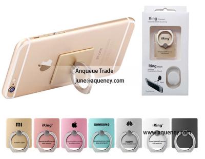 China Universal Cell Phone Finger Holder Stand with Reusable Adhesive 3.5x4cm for Secure Grip for sale