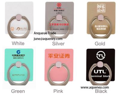 China 360 Universal OEM IRing Mobile Phone Holder 3.5x4cm Multi-Color Phone Stand for sale