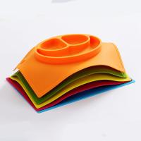 China FDA Food Grade Silicone Dining Plate 38x25x3cm Custom Color OEM for sale