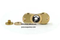China Brass Copper Hand Spinner Toy CNC EDC Fidget Tool Ceramic 608 Bearing 150g for sale