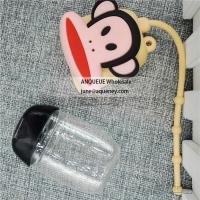 China Silicone Hand Sanitizer Holder for 29-35ml Bottles Portable Travel Size Custom Logo for sale