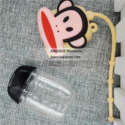 China Silicone Hand Sanitizer Holder for 29-35ml Bottles Portable Travel Size Custom Logo for sale