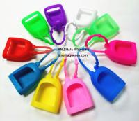 China Silicone Hand Sanitizer Holder for 29-35ml Bottle Custom Logo OEM Portable Travel for sale