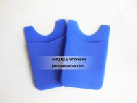 China Only $0.3 custom made silicone smart wallet with custom logo print for sale