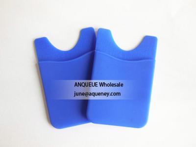 China Only $0.3 custom made silicone smart wallet with custom logo print for sale