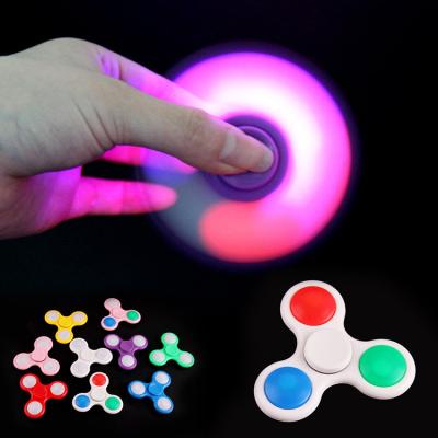 China LED Fidget Spinner 608 Hybrid Ceramic Bearing Hand Spinner Toy with Various Colors for sale