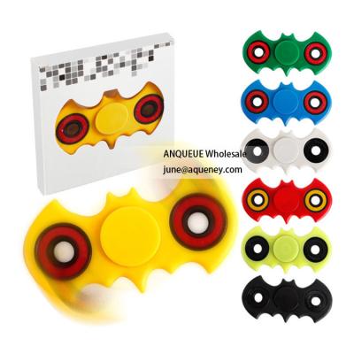 China Bat Style Fidget Toy Plastic EDC Hand Spinner for Autism ADHD Anxiety Stress Relief Focus 60g for sale