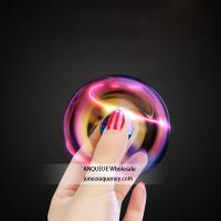 China Metal Hand Spinner Fidget Toy 120g Zinc Alloy CNC 608 Ceramic Bearing 5 Min Spin for sale