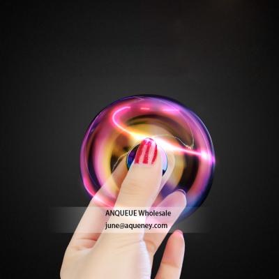 China Metal Hand Spinner Fidget Toy 120g Zinc Alloy CNC 608 Ceramic Bearing 5 Min Spin for sale