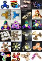 China Fast delivery colorful ABS Plastic Tri Spinner EDC Fidget Hand Spinner Toy for sale