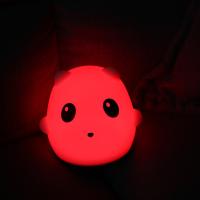 China 7 Color Panda LED USB Night Light Silicone Soft Cartoon Baby Nursery Lamp 800mAh Battery for sale