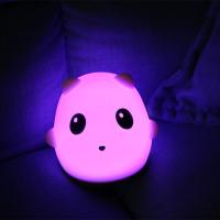 China Custom Wholesale 7 Color Changing LED Night Light 5V 800mAh Rechargeable for Kids for sale
