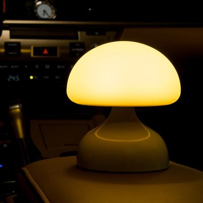 China Mushroom LED Baby Night Light with Sensor 7 Color Changing DC 5V 0.2W ABS Silicone for sale