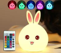China Kids LED Night Light 7 Colors Changeable Touch Table Lamp with 1200mAh Battery CE ROHS for sale