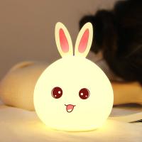 China 3D Illusion Night Light with 7 Color Changing LED Touch Lamp 1200mAh Battery for Bedroom for sale
