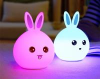 China Custom Colorful USB Rechargeable Night Light 1200mAh Battery Table Lamp CE ROHS for sale
