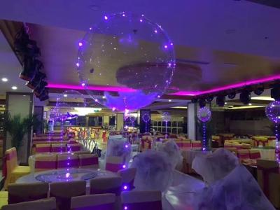 China Transparent LED Bobo Balloons 18 24 36 Inch for Party Wedding Birthday Decoration for sale