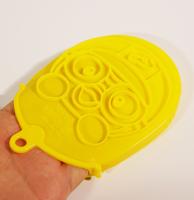 China Silicone Body Wash Cleansing Brush 130x100mm Soft Eco-Friendly Baby Bath Brush OEM for sale