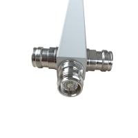 China Mini Din Female Low PIM 550 To 6000MHz Three Way Power Divider for sale