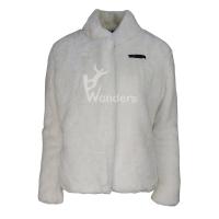 China Womens 100% Recycled Arctic Fleece Jacket Windproof Breathable for sale