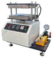 China Manual Plate Sulphurizer Thermal Pressure Machine for sale