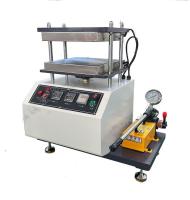 China Manual Plate Sulphurizer Thermal Pressure Machine for sale