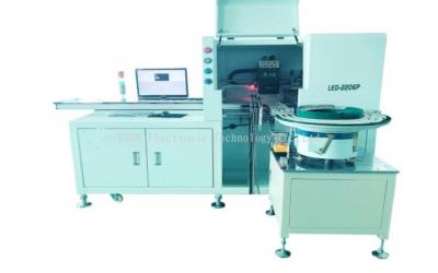 China YS-LED-2206P Optical LED Lens Placement Machine - 6 Nozzle Heads, 40,000 CPH Speed, 0.001mm Accuracy for sale