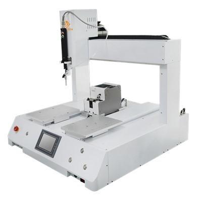 China Desktop 4-Axis Automatic Screw Machine with 3600-4000 PCS/Hour Capacity and Touch Screen Control for sale
