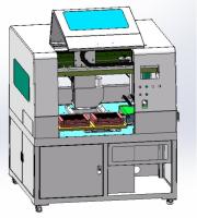 China PCB V-groove Online Depaneling Machine 8A | 300×300mm Cutting Area | 1000pcs/Hour Capacity for sale
