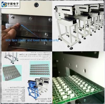 China YSVC-330 Automatic PCB Depaneling Machine with 330mm Cutting Length and 0.3-3.5mm Thickness Capacity - CE Certified for sale