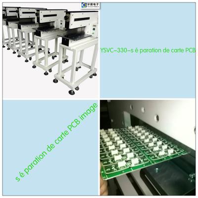 China YSVC-330 Motorized PCB Separation Cutting Machine with 330mm Cutting Length and 0.3-3.5mm Thickness Capacity for sale