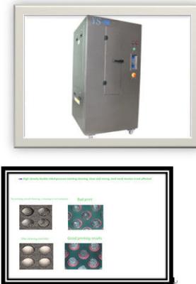 China YS-750 Steel Pallet Ultrasonic Cleaning Machine 750x750mm Capacity with 40L Tank and 0.7MPa Air Supply for sale