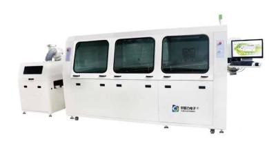 China External Spray Lead-Free Wave Soldering Machine with 50-610mm PCB Width and 500-1800mm/min Conveying Speed for sale