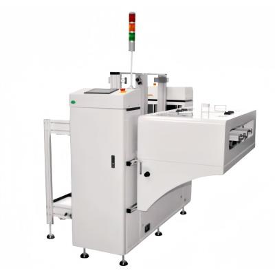 China Inline Automatic PCB NG/OK Unloader Machine with 900mm Transport Height and 300VA Power for SMT Production Lines for sale