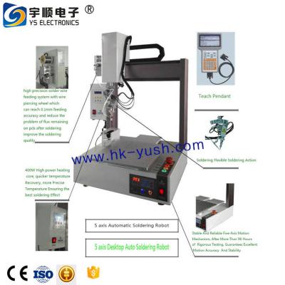 China YS-H7954B 6-Axis Automatic Soldering Robot with 400W Heating and 460mm Work Range for Industrial Applications for sale