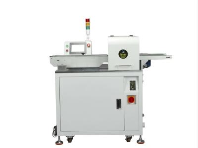 China YSVJ-650 PCB V-Scoring Depaneling Machine for LED Backlight Strips with 15-20mm Width Capacity and 0-5mm Adjustable Cutters for sale