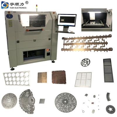 China SMT Laser Template Cutting Machine 600mm×600mm & 650mm×650mm with 200W Fiber Laser and ±2μ Accuracy for sale