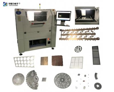 China YSV-6060 High-Speed Laser Cutting Machine 600x600mm Range 50W Fiber Laser for SMT Templates for sale