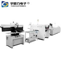 China Semi-Automatic SMT Production Line with 0.05mm Accuracy Stencil Printer and 8-10kW Reflow Oven for sale